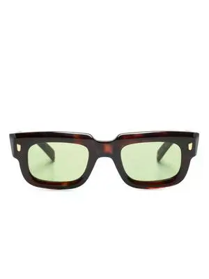 CUTLER & GROSS 9325 Rectangle-frame Sunglasses - Brown