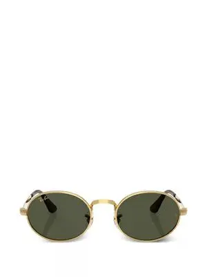 Ray-ban Oval Frame Sunglasses - Gold