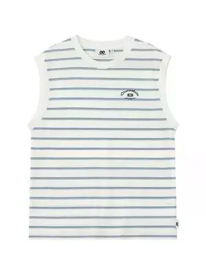 CHOCOOLATE Striped Sleeveless Top - Neutrals