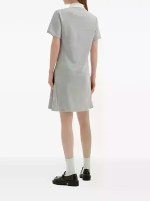 CHOCOOLATE Mini Polo A-line Dress - Grey