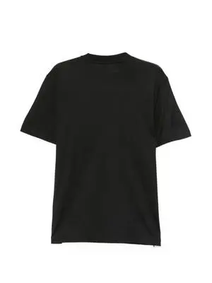 BOSS Logo-embroidered T-shirt - Black