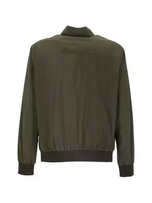 ON THE BUND Button-front Bomber Jacket