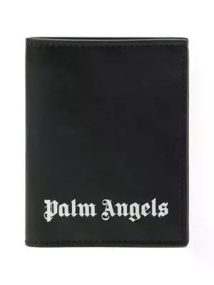 Palm Angels Logo Bifold Wallet - Black