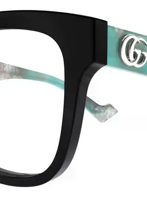 Gucci Logo Square-frame Eyeglasses