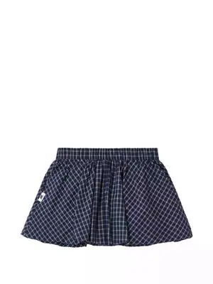 CHOCOOLATE Checked Mini Skirt