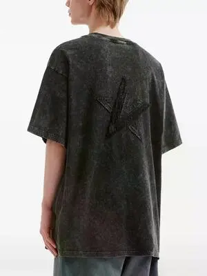 FIVE CM Star-appliqué T-shirt - Black