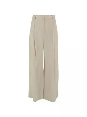 THE FRANKIE SHOP Pleated Wide-leg Trousers