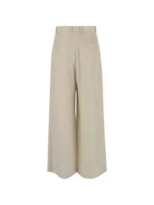 THE FRANKIE SHOP Pleated Wide-leg Trousers