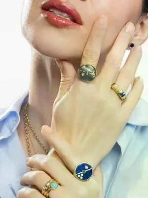 Retrouvai Compass Multi-stone Ring