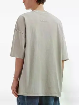 FIVE CM Panelled Raw-cut T-shirt - Neutrals