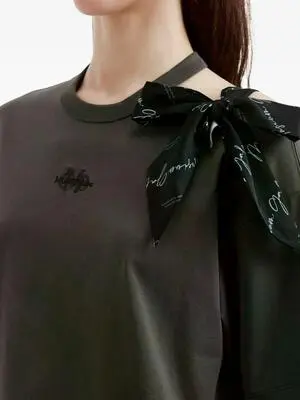MUSIUM DIV. Cut-out T-shirt With Bow Detail