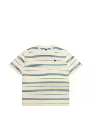 AAPE BY *A BATHING APE Striped Logo T-shirt