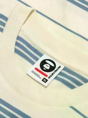 AAPE BY *A BATHING APE Striped Logo T-shirt