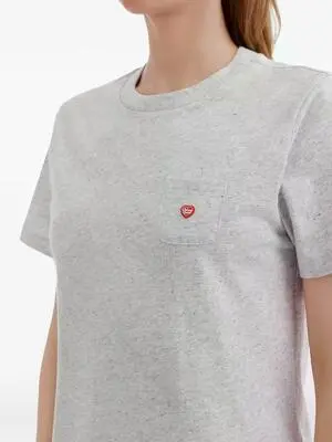 CHOCOOLATE Logo-patch T-shirt - Grey