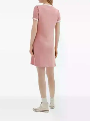 CHOCOOLATE Contrast-trim Mini Dress - Pink