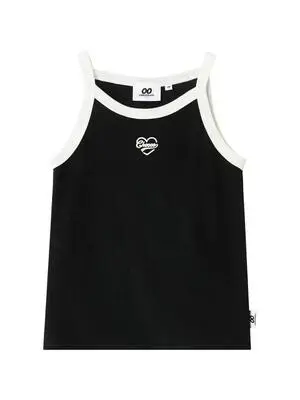 CHOCOOLATE Ribbed Trim Vest
