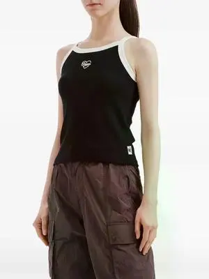 CHOCOOLATE Ribbed Trim Vest