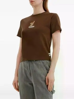 CHOCOOLATE Logo-embroidered T-shirt