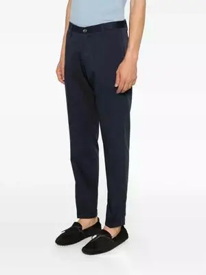 Imperial Cuffed-hem Trousers - Blue