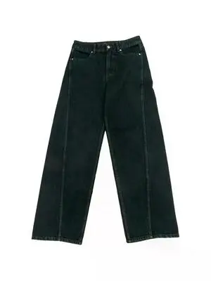 Eckhaus Latta Asymmetric-seam Jeans - Green
