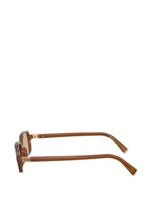 Miu Miu Rectangle-frame Sunglasses