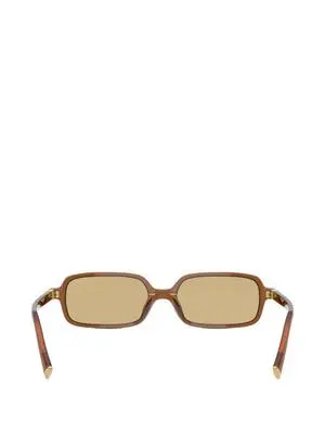 Miu Miu Rectangle-frame Sunglasses