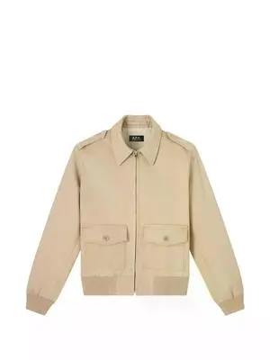 A.p.c. Milesa Button Pockets Jacket - Neutrals