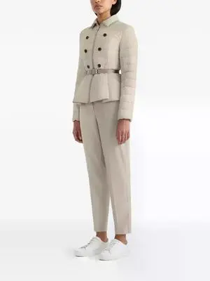 Mackage Serafina Belted Quilted Jacket - Neutrals