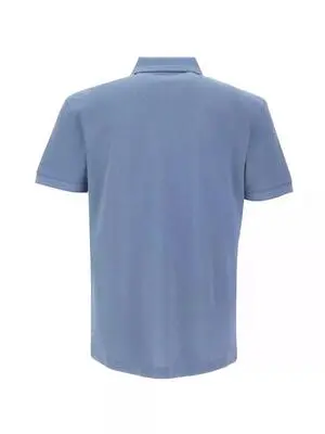 BOSS Paddy Embroidered Pique Polo Shirt - Blue