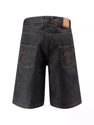 WALK IN PARIS Logo-embroidered Belt-loop Shorts - Blue