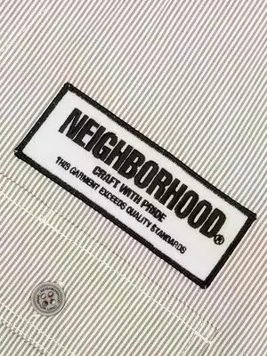 NEIGHBORHOOD Stripe Pocket Polo Shirt - Neutrals