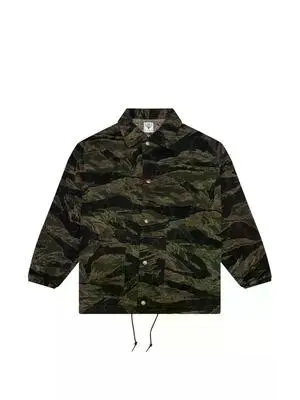 SOUTH2 WEST8 Skull Quilting Camo-print Jacket