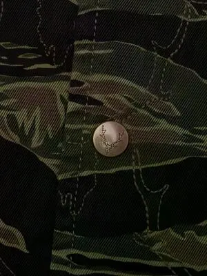 SOUTH2 WEST8 Skull Quilting Camo-print Jacket