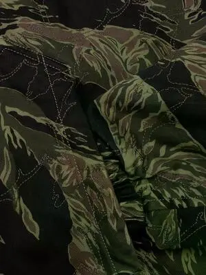 SOUTH2 WEST8 Skull Quilting Camo-print Jacket