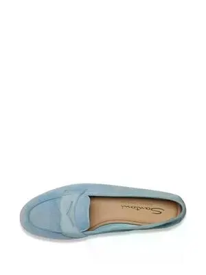 Santoni Carla Suede Loafers - Blue