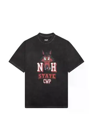 NEIGHBORHOOD Graphic-print Crew Neck T-shirt - Black