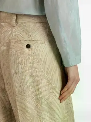Incotex Jacquard Straight Trousers