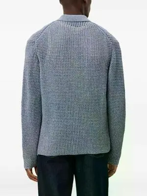 LES DEUX Gerald Open Knit Shirt
