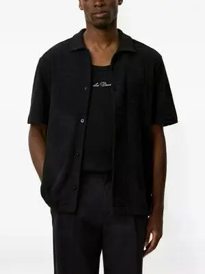 LES DEUX Hector Short-sleeve Shirt - Black