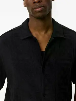 LES DEUX Hector Short-sleeve Shirt - Black