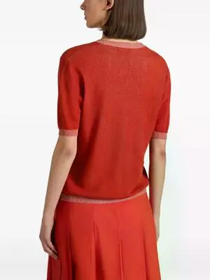 ZANONE Jacquard Lily T-shirt