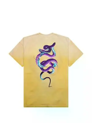 D-R-G-N Snake Pit-viper T-shirt - Yellow