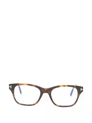 TOM FORD Rectangle-frame Glasses - Brown
