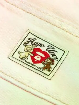 AAPE BY *A BATHING APE Appliqué-detail Shorts - Pink