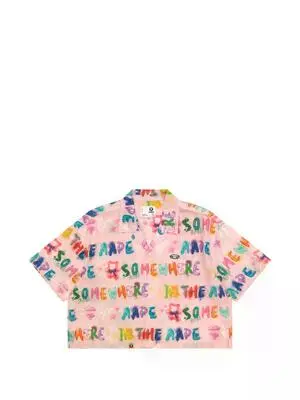 Aape By *a Bathing Ape Office Wear Shirts For Women