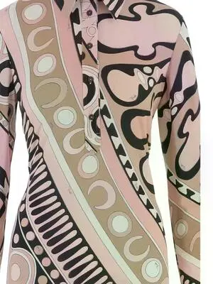 Emilio Pucci Soleil-print Chemisier Dress
