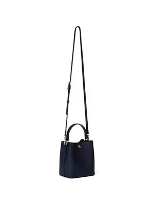 Ralph Lauren Logo-detail Leather Tote Bag - Blue
