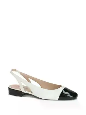 PETER KAISER Two-tone Slingback Leather Pumps