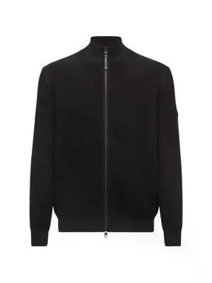 Moncler Zip-up Knit Sweater