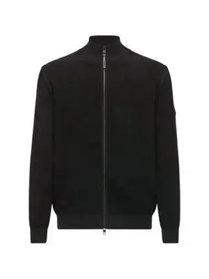 Moncler Zip-up Knitted Sweater